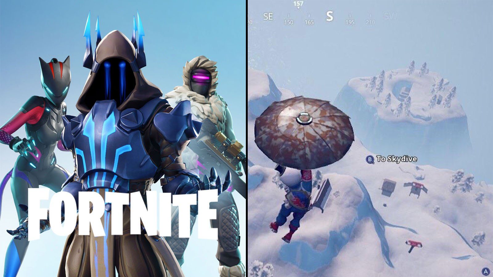 Un bug sur Fortnite dévoile une mystérieuse structure sous la glace ...